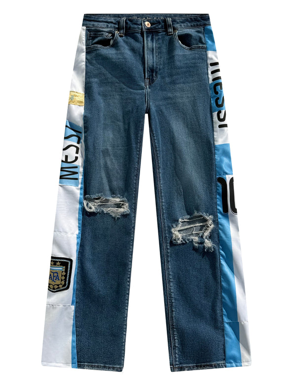 Lionel Messi Reworked Jeans - Reclaimed Closet